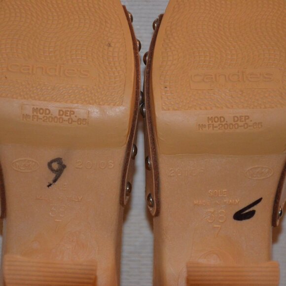 Candie's | Shoes | Vintage 98s Candies Original Sandal Heel Slides Size ...